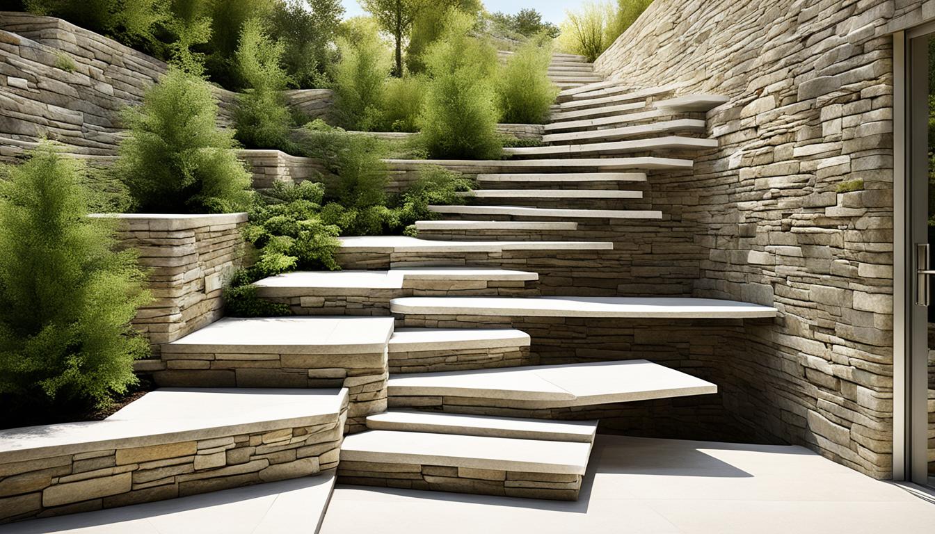 Elegant Natural Stone Staircase Ideas for Homes