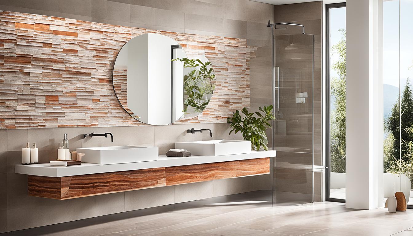 Elegant Natural Stone Bathroom Tile Ideas - Natural Stone