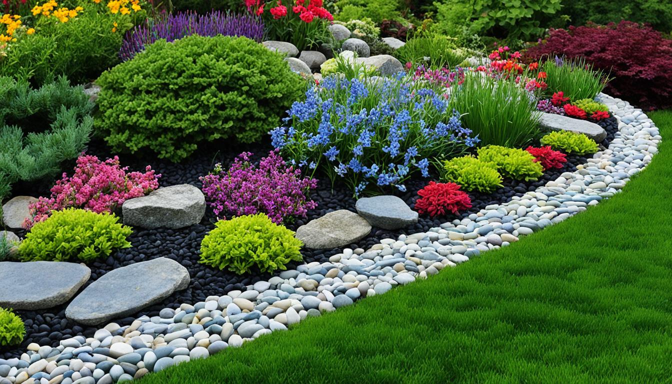 Unique Natural Stone Border Edging Ideas