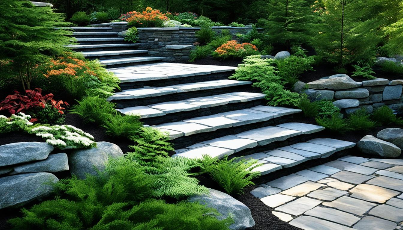 Natural Stone Steps Ideas for Enchanting Entryways - Natural Stone