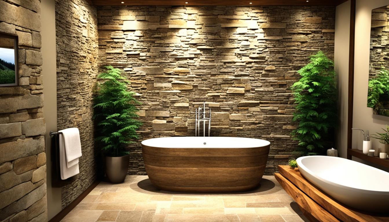 Elegant Natural Stone Tile Bathroom Ideas - Natural Stone