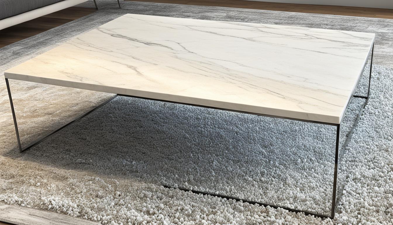 Elegant Natural Stone Coffee Table for Chic Decor