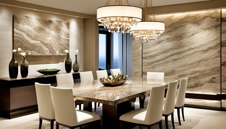 Elegant Natural Stone Dining Tables for Homes