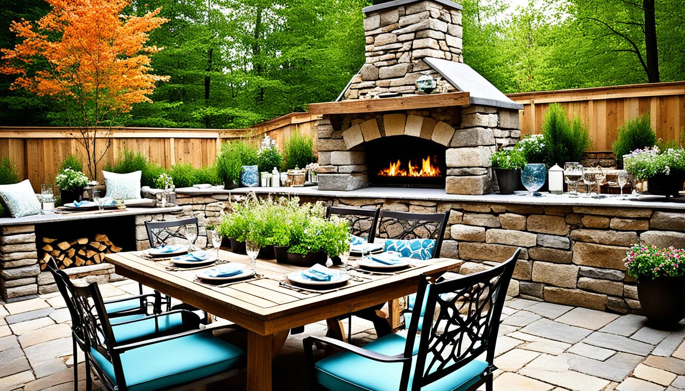 Creative Outdoor Patios with Natural Stone: Design Inspiration